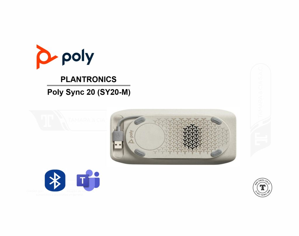 Altavoz Plantronics Poly Sync 20 | Microsoft Teams (SY20-M) - TAMARA & CIA S.A.C.