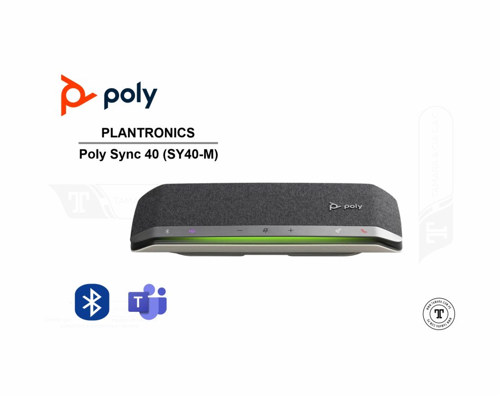 Altavoz Plantronics Poly Sync 40 | Microsoft Teams (SY40-M) - TAMARA ...